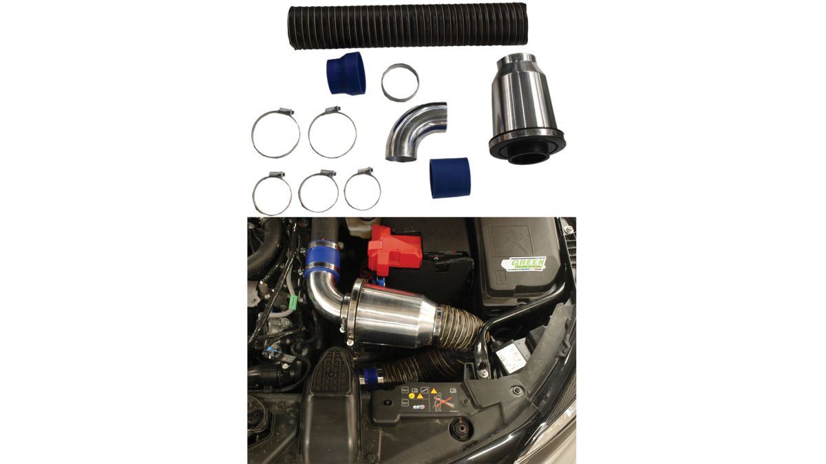 Kit d'admission dynamique GREEN Speed'R Twister spécifique RENAULT CLIO ...