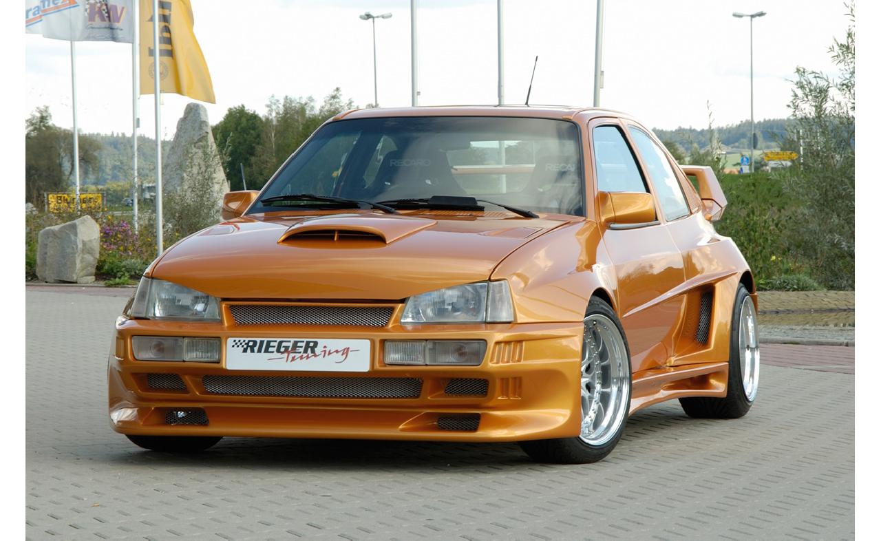 RIEGER TUNING Kit complet large GTO en GFK pour Opel Kadett E