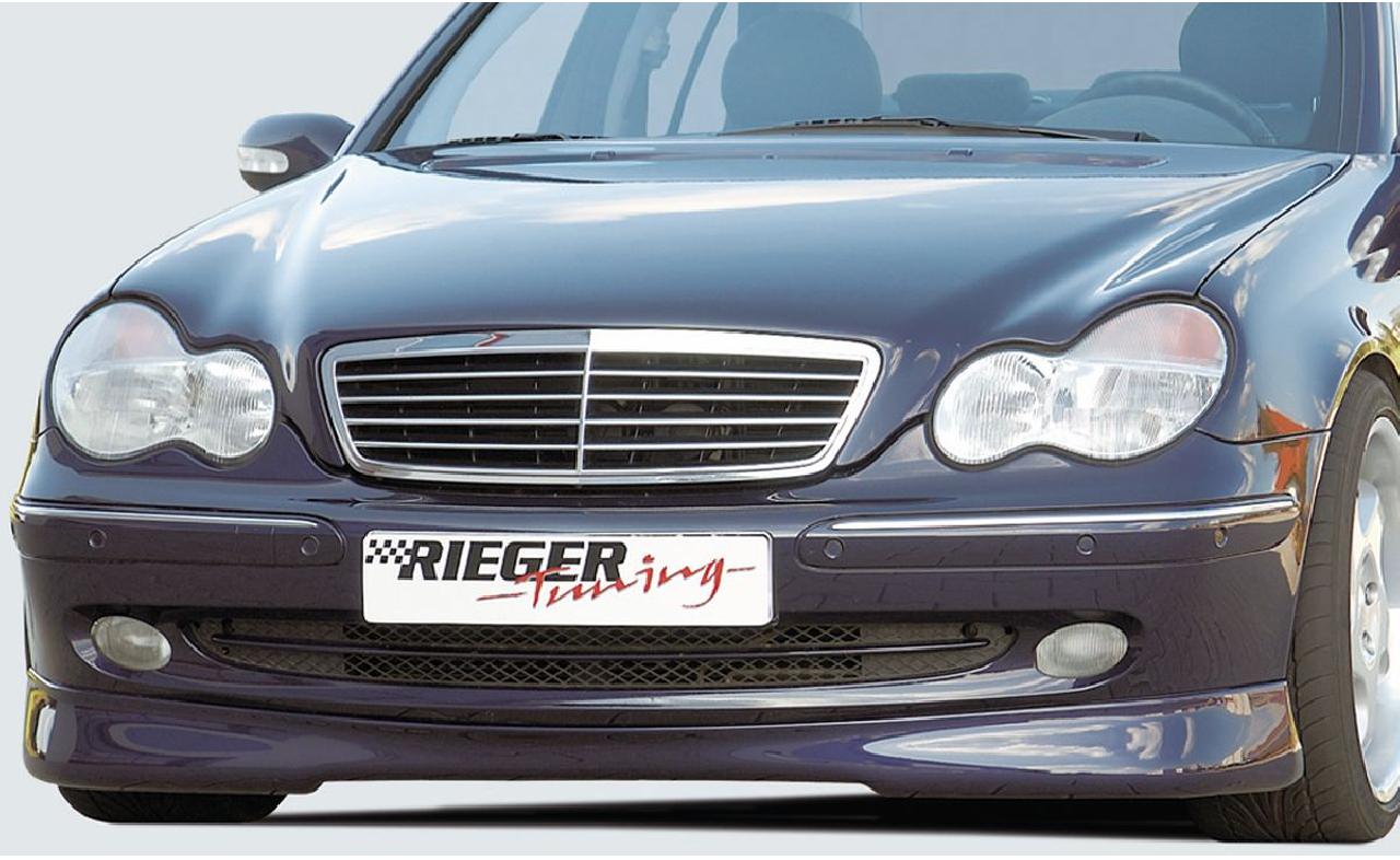RIEGER TUNING Lèvre AV INFINITY pour Mercedes Classe C W203 6 cylindres ...