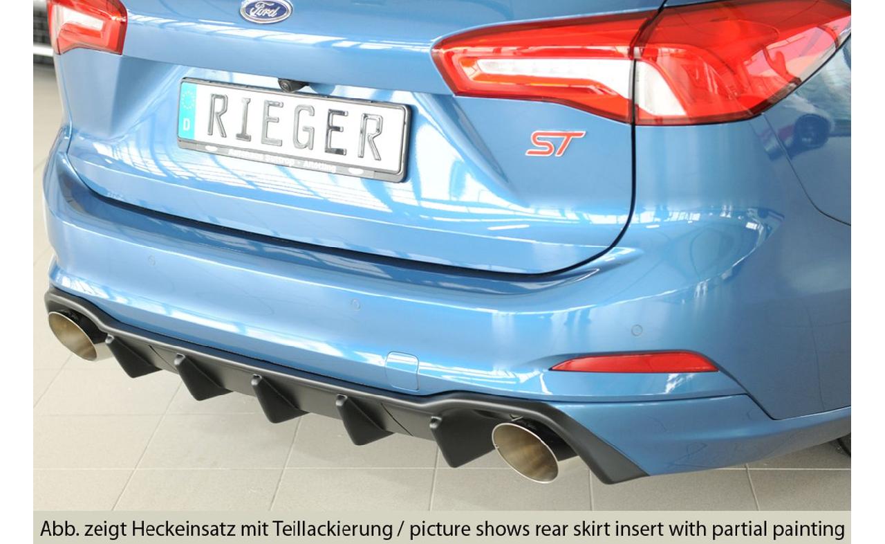 RIEGER TUNING Diffuseur AR pour FORD Focus 4 (DEH) ST/ST-Line (2018 ...