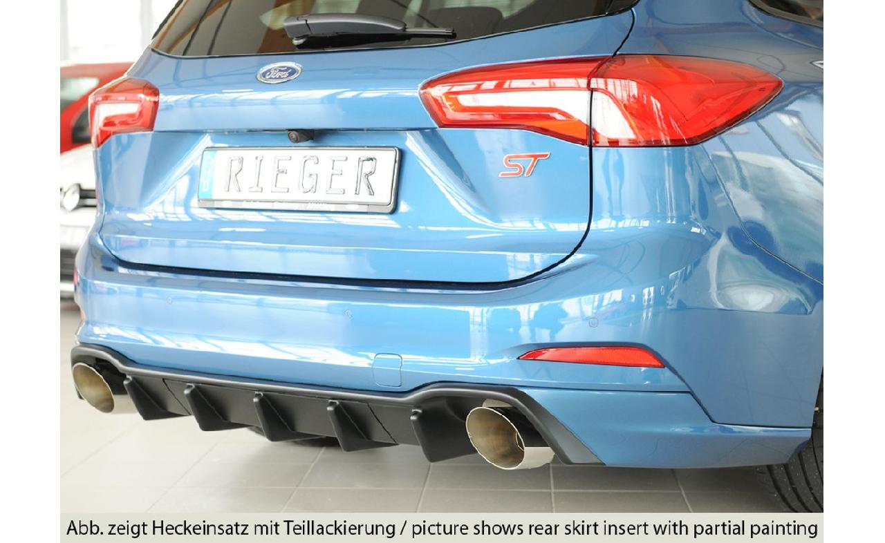 RIEGER TUNING Diffuseur AR pour FORD Focus 4 (DEH) ST/ST-Line (2018 ...