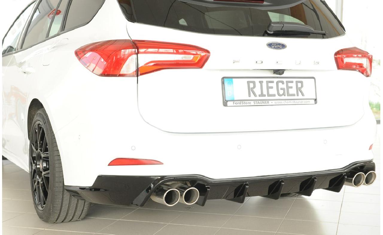 RIEGER TUNING Diffuseur AR pour FORD Focus 4 (DEH) ST/ST-Line (2018 ...