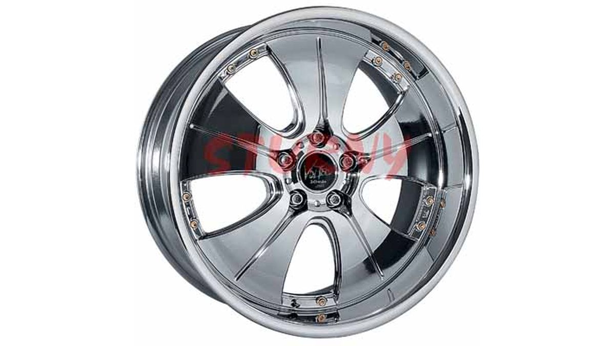 DESTOCKAGE : 4 jantes BARRACUDA Voltec T5 Real Chrome 8,5x19 ET32 + 9 ...