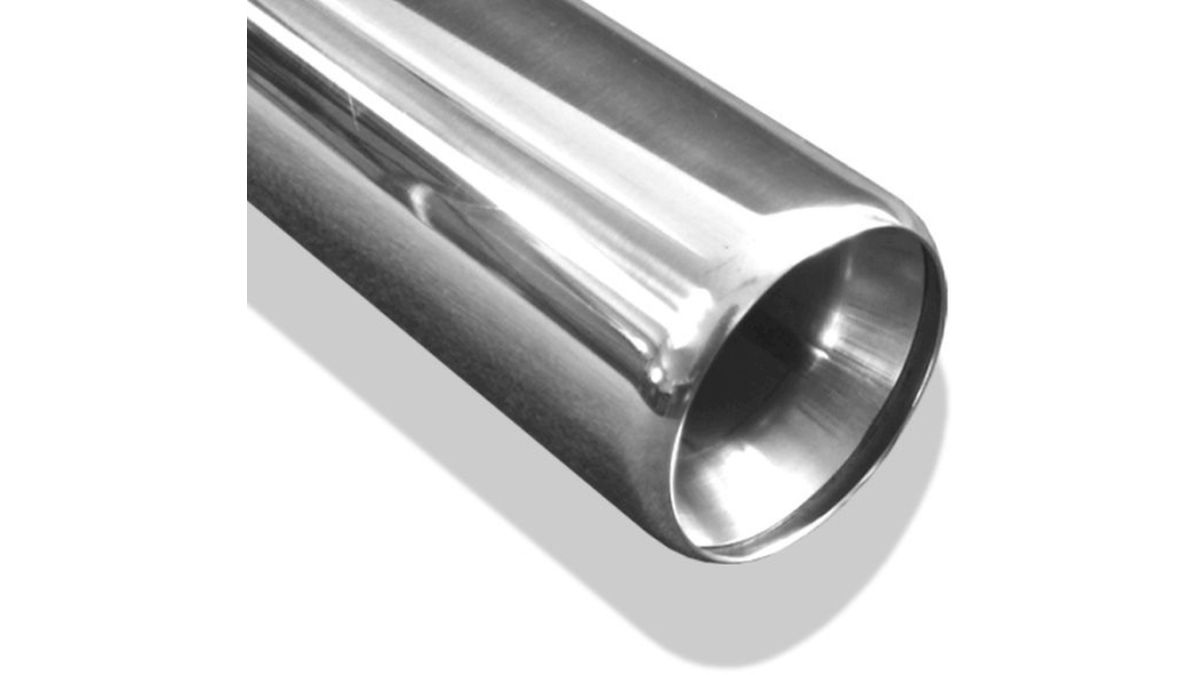 Embout d'échappement TYPE 63 Ronde à souder avec absorbeur