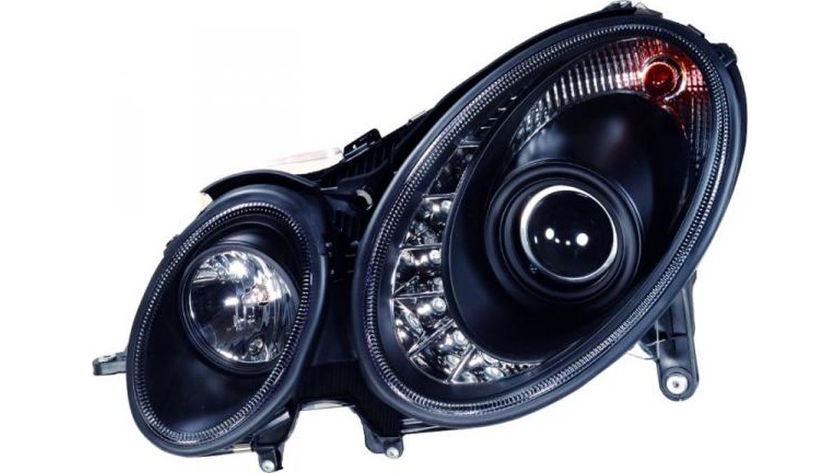 Jeu d'optiques AV DEVIL EYES Xénon Black pour Mercedes Classe E W211 ...