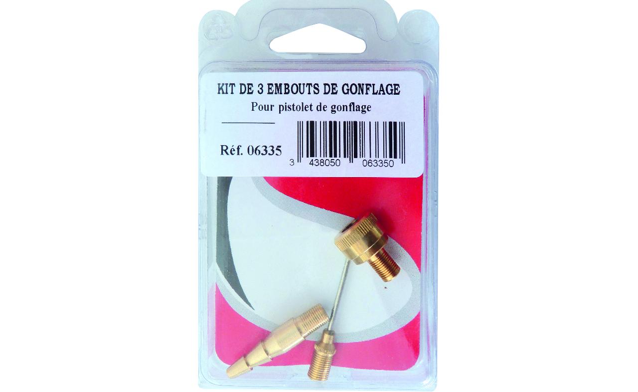 3 EMBOUTS GONFLAGE / coque (06335)